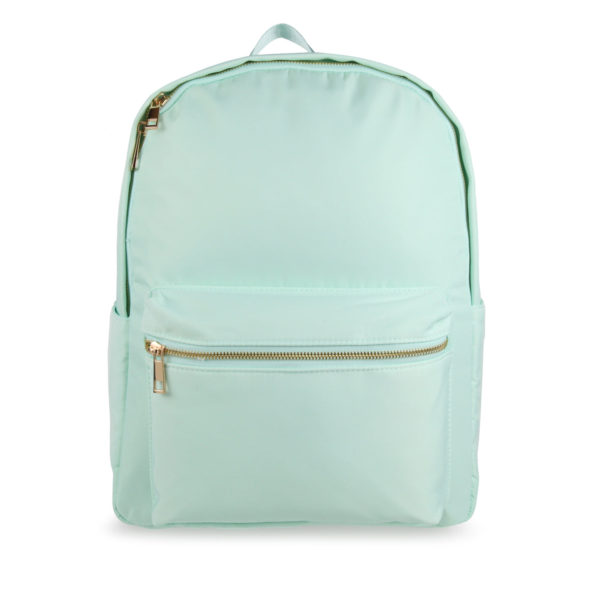 Personalised Nylon Backpack - Mint with Gold Hardware | HA Designs LTD