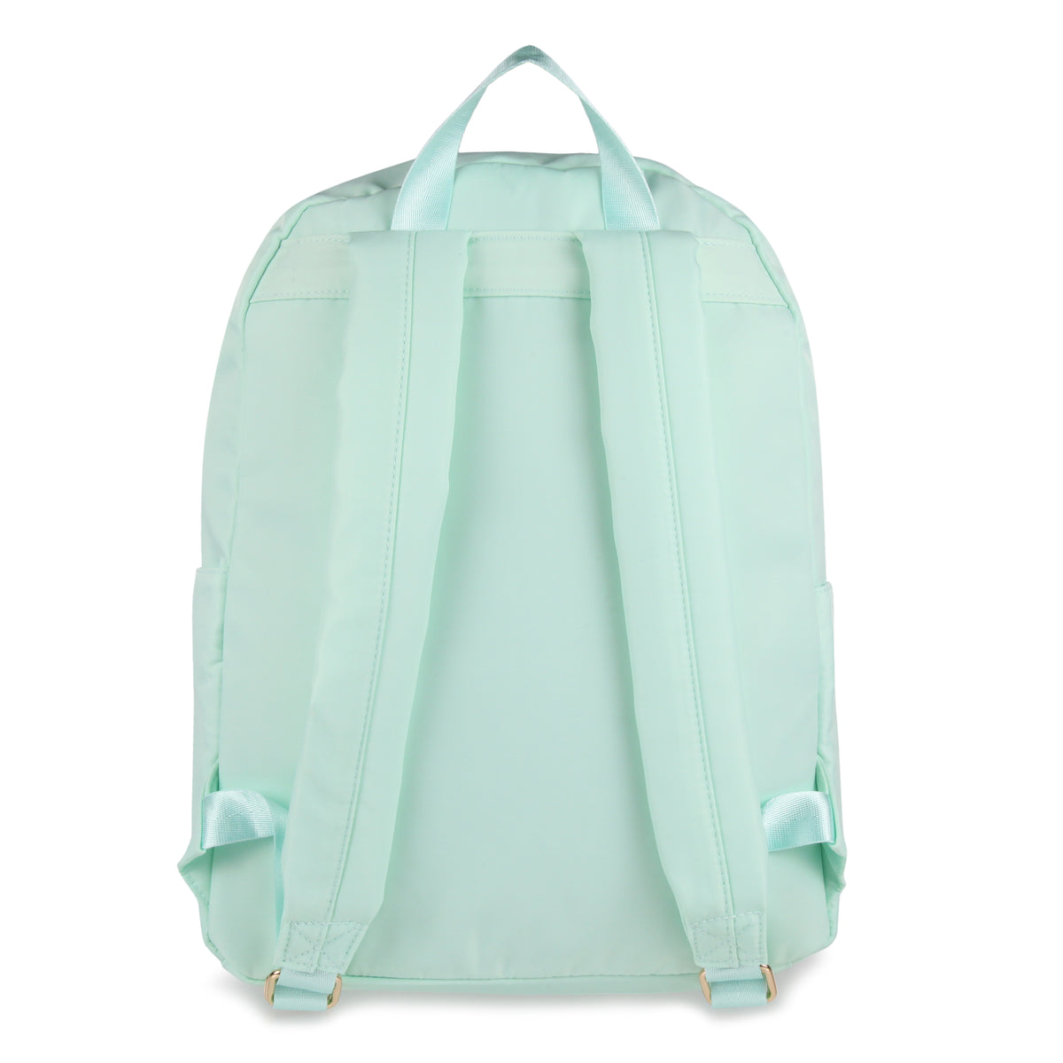 Personalised Nylon Backpack - Mint with Gold Hardware | HA Designs LTD