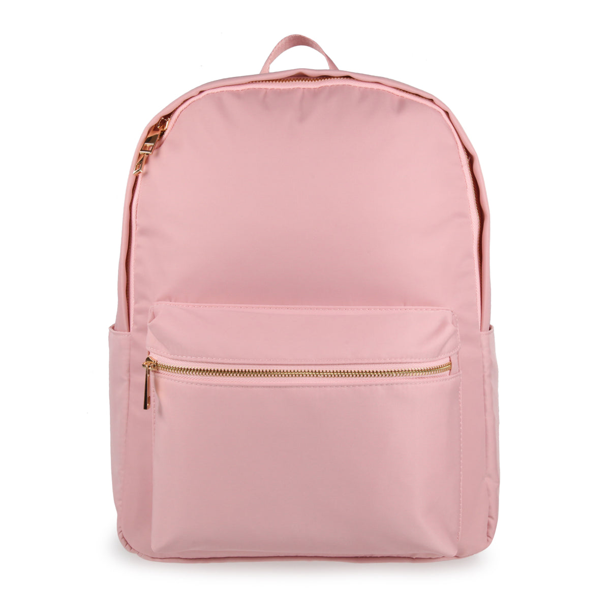 Personalised Nylon Backpack - Pink with Gold Hardware | HA Designs LTD