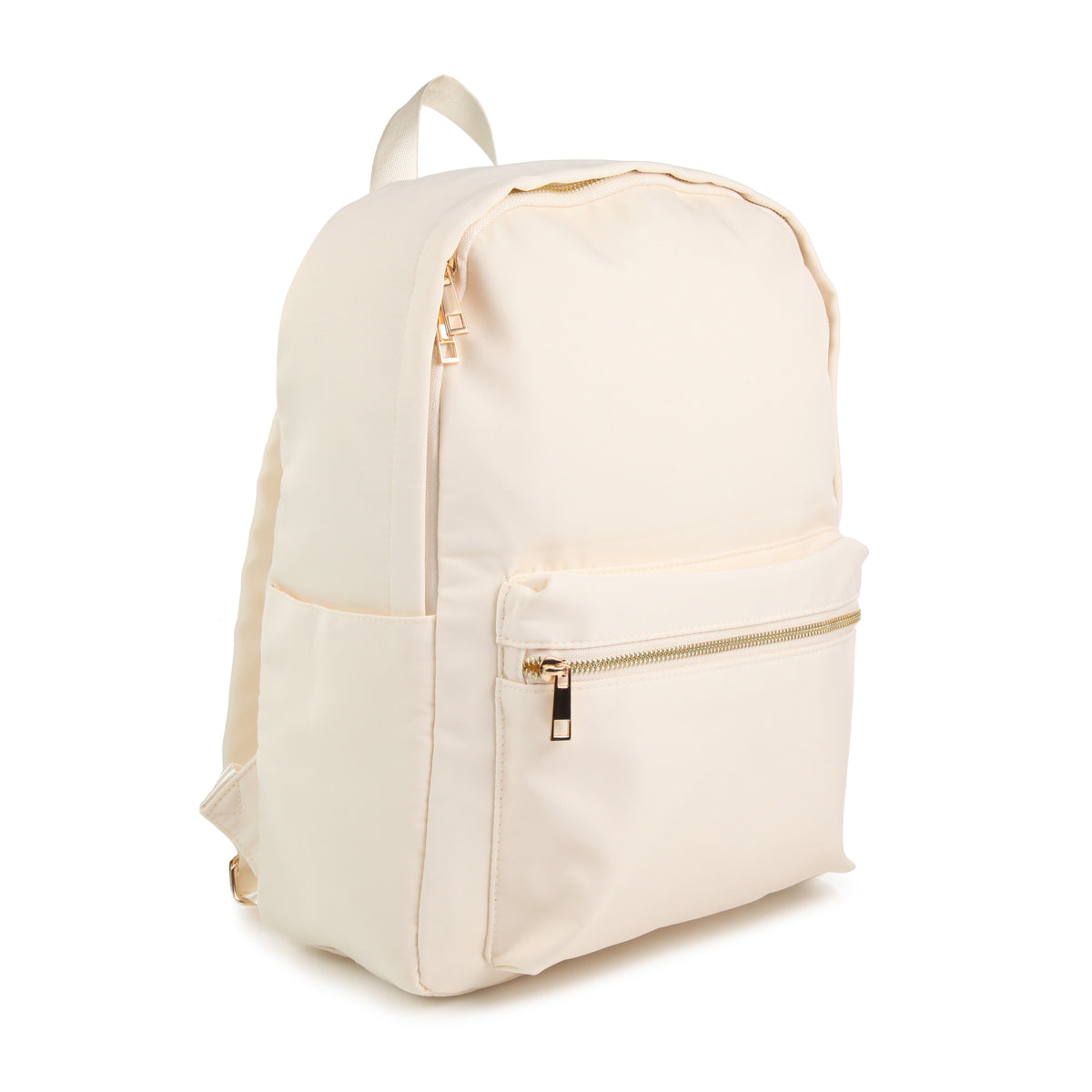 Personalised Barbie Nylon Backpack - Ivory with Gold Hardware
