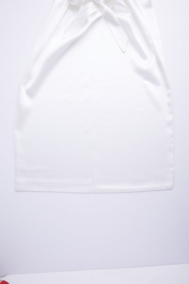 Personalised Christmas Luxury Satin Sack - White – HA Designs LTD